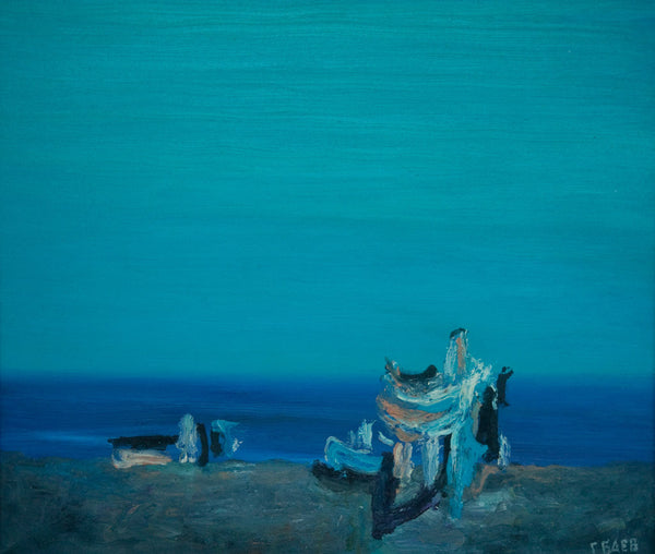 Бряг, картина на Георги Баев - Галерия Кавалет